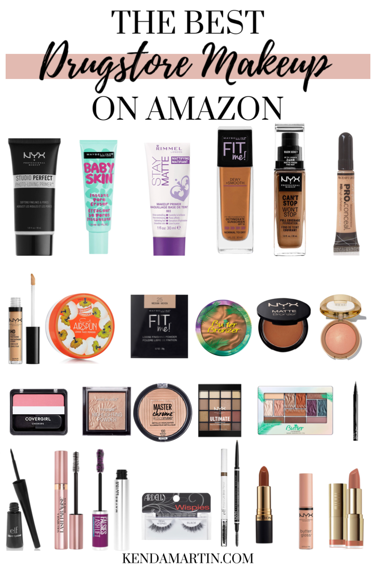 THE BEST DRUGSTORE MAKEUP ON AMAZON | Kenda Martin