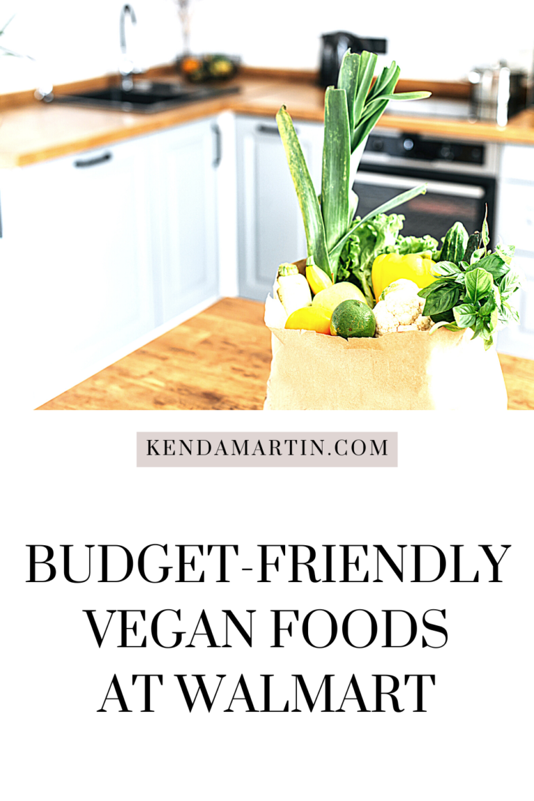 BUDGET-FRIENDLY VEGAN FOODS AT WALMART | KENDA MARTIN