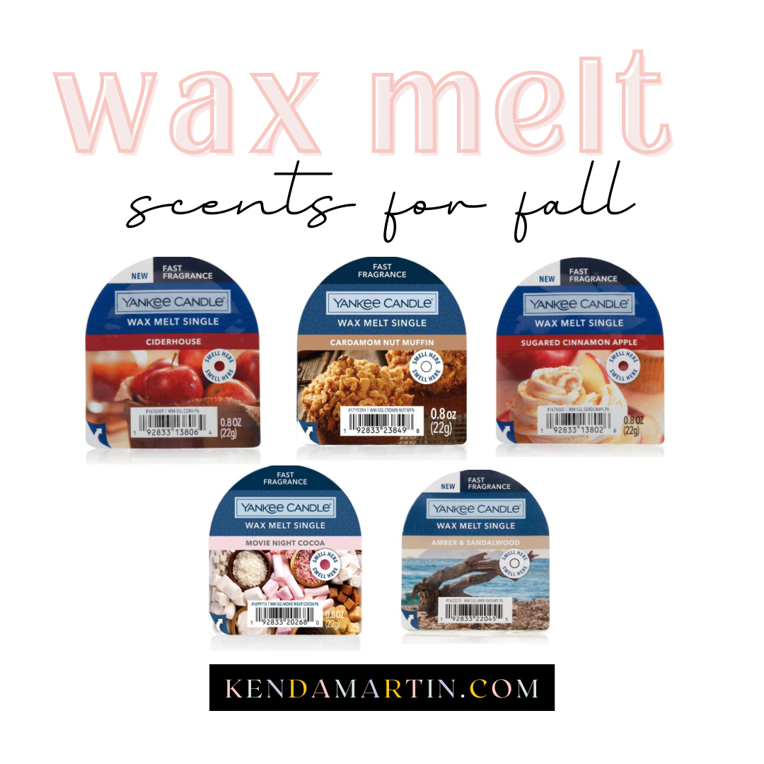 WAX MELTS FOR FALL | 20 SCENTS FOR THE FALL SEASON | Kenda Martin