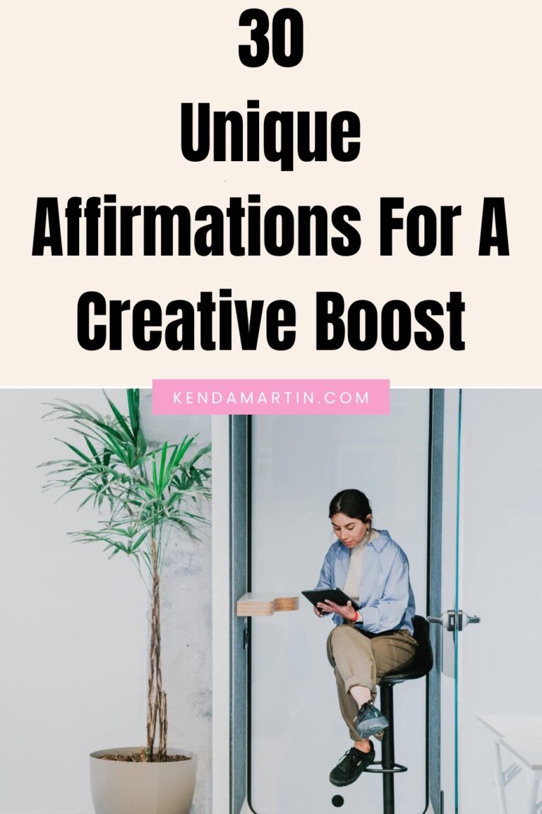 30 POSITIVE AFFIRMATIONS FOR CREATIVITY